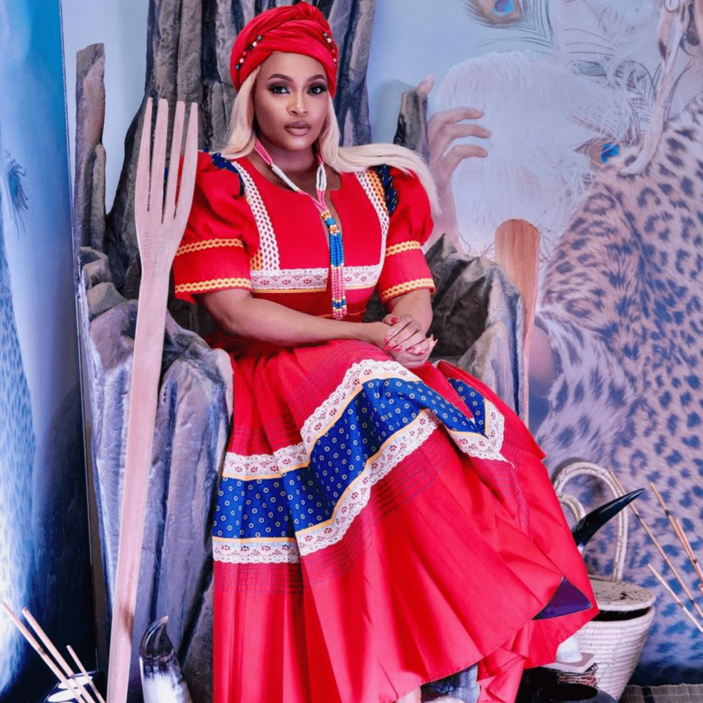 Lethabo Lejoy Stuns in Traditional Limpopo Attire, Showcasing Rich ...